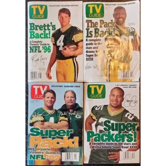 Green Bay Packer, TV Guide | Office | Vintage 99s Green Bay Packer ...